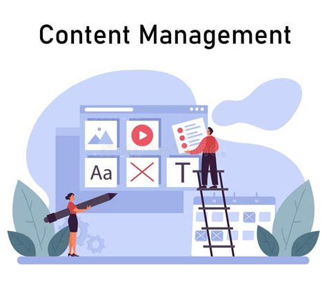 Content Creation Social Media Marketing And Digital Stock Vector