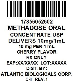 Methadose™ Oral Concentrate Methadone Hydrochloride Oral Concentrate