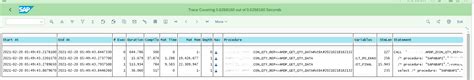 SAP AMDP Statement Performance Trace Sound Of ABAP