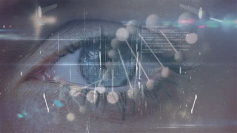 Animation Of Dna And Data Processing Over Eye Of Caucasian Woman Stock Video Video Of