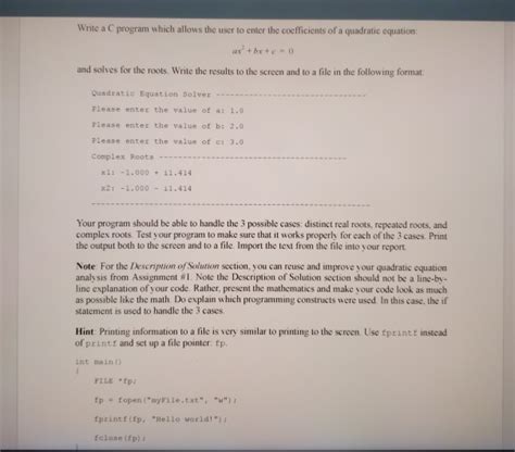 solved write a program which allows the user to enter the