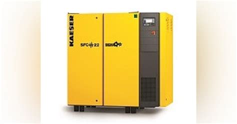 kaeser launches the sfc 22 variable speed drive compressor plant services