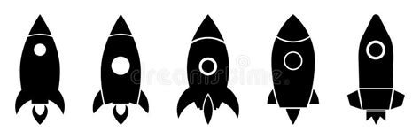 Rocket Icon Set Stock Vector Illustration Of Concept 236044658