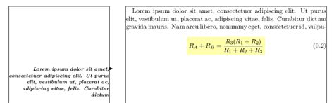 Alignment Margin Note With Equation In Pages TeX LaTeX Stack Exchange