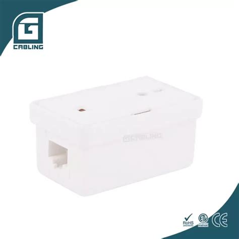 Gcabling 1 Port Surface Mounting Box With Cat6 Keystone Jack Gcabling Optical Fiber Products