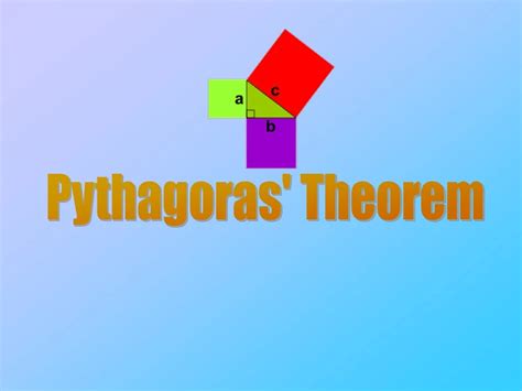 Ppt Exploring Pythagoras Theorem Solving Missing Sides In Right