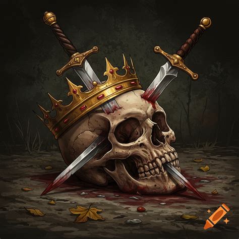 Skull And Crossed Swords Tattoo