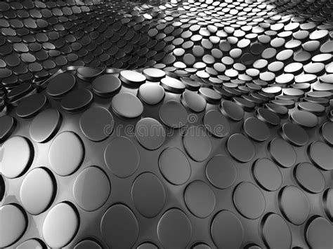 Dark Silver Metallic Abstract Background Stock Illustration Illustration Of Pattern Line