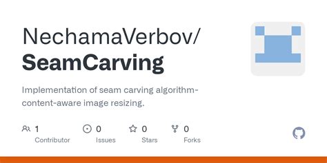 GitHub NechamaVerbov SeamCarving Implementation Of Seam Carving Algorithm Content Aware