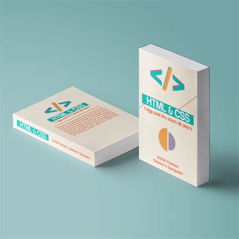 Design A Book Cover For A Html Css Book Book Cover Contest