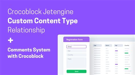 build crocoblock jetengine custom content type relationships