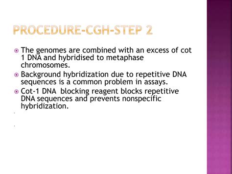 Comparitive Genomic Hybridisation Pptx