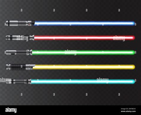 Light Swords Glow Sabers Set Futuristic And Sci Fi Weapon Future