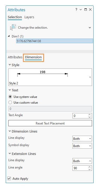 Modify Dimension Style PropertiesArcGIS Pro Documentation