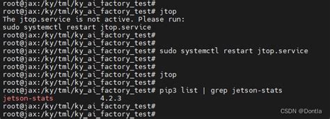 英伟达jetson盒子安装jtop工具，python虚拟环境安装jetson stats（我们目前装4 2 1版本）重装jtop csdn博客