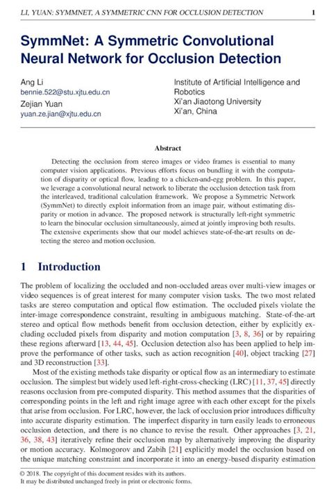 pdf symmnet a symmetric convolutional neural network for · it is