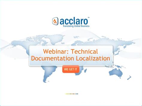 introduction to technical documentation localization with acclaro ppt