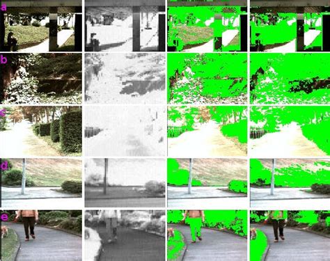 2 The Figure Shows Five Examples Of Multi Spectral Data And Results