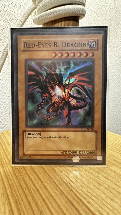 Yu Gi Oh Red Eyes B Dragon Db1 Gebraucht In Herzogenbuchsee Für