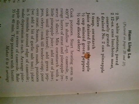 Deviled Ham Friday Night Casserole