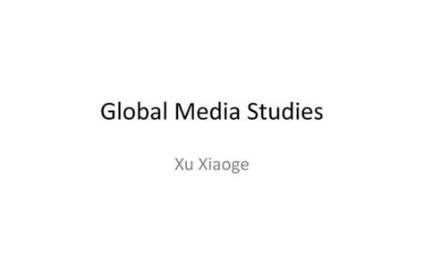 Media Empowerment For Global Shapers Ppt