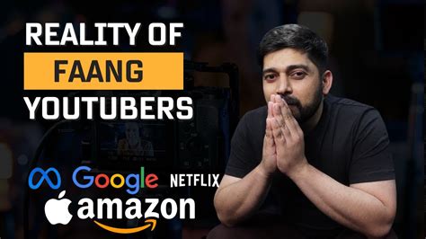 Reality Check On Faang Youtubers Youtube