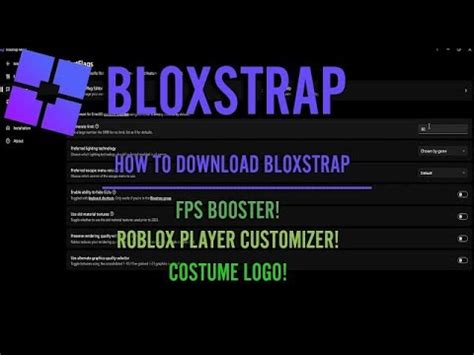 BEST BLOXSTRAP SETTINGS FPS BOOSTER YouTube