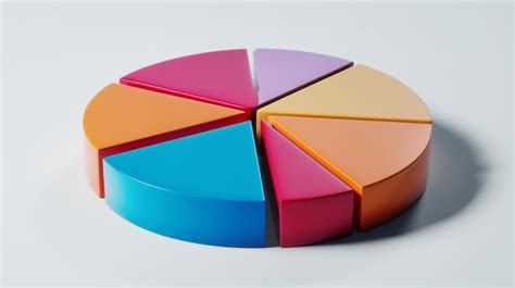 Premium Photo A Pie Chart Displaying Market Share Distribution With Each Segment Representing