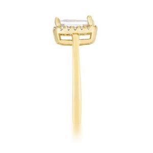 Mariane Vintage Radiant 2ct Cz Solitaire Cubic Zirconia 14k Gold