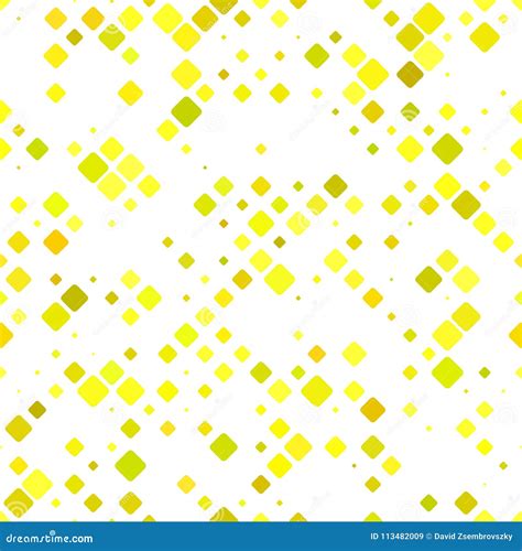 Geometrical Abstract Rounded Square Pattern Vector Tiled Mosaic Background Design Stock Vector