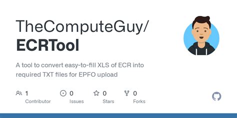 Github Thecomputeguyecrtool A Tool To Convert Easy To Fill Xls Of