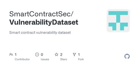Github Smartcontractsec Vulnerabilitydataset Smart Contract Vulnerability Dataset