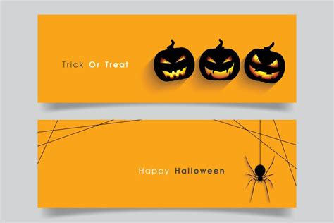 Halloween Header Vector Art Icons And Graphics For Free Download