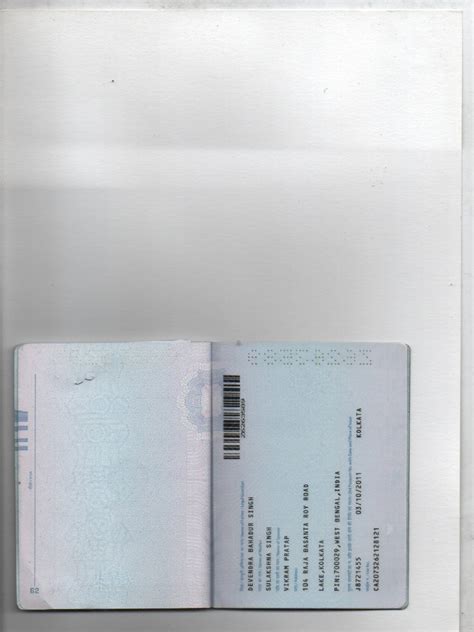 Us Passport Back Pdf