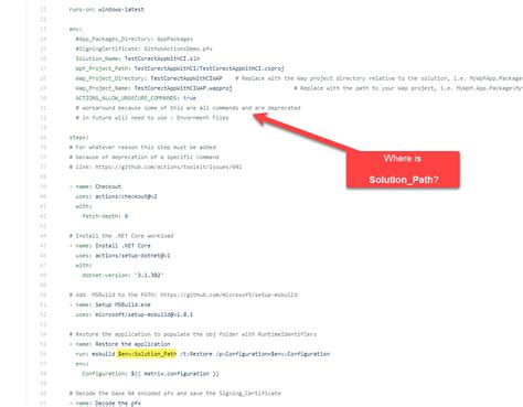 Unable To Fix Error On CI Workflow Issue Microsoft Github Actions For Desktop Apps GitHub