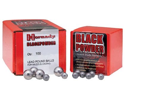 Hornady™ Muzzleloader Round Balls Lead Muzzle