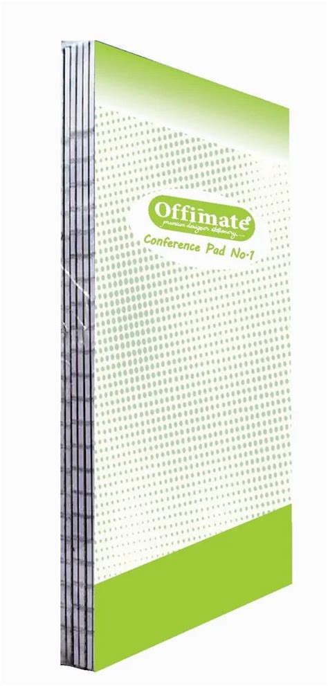 Paper Cover Glue Bound Sheets Conference Notepad At Piece In Vasai