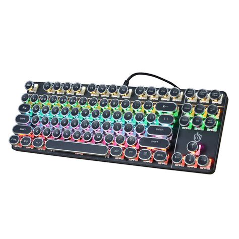 Gjx Pc Gaming Keyboards Wired Connection Light Up Keyboard Flexible