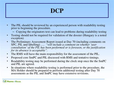 Ppt Readability Testing Of Package Information Leaflets And Bridging
