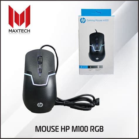 Jual Hp Gaming Mouse Usb M100 Mouse Gaming Gaming Mouse Hp M 100 Hitam Kota Medan