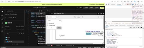 how to load pdf files from url using react pdf viewer or some other
