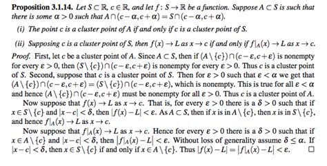 solved exercise let a be subset s show that if c is a