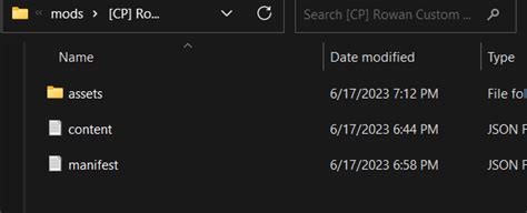 no manifest json in assets r smapi