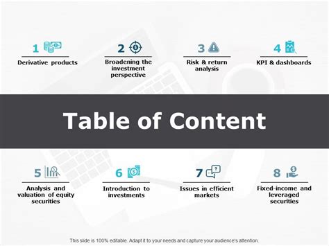 Table Of Content Ppt Powerpoint Presentation Model Outline