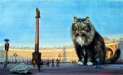 Епичните котки на художника Александър Завалий КАРТИНИ Russia Beyond България