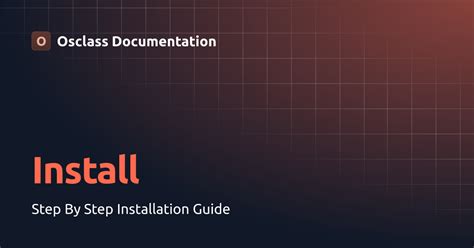 Install Osclass Documentation
