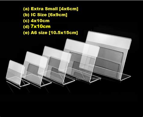 L Shape Card Stand L Shape Stand For Price Tag Holder And For Table