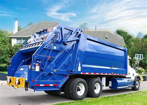 Garbage Truck Blue