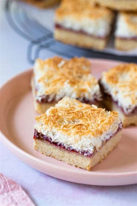 Raspberry Coconut Slice The Cooking Collective