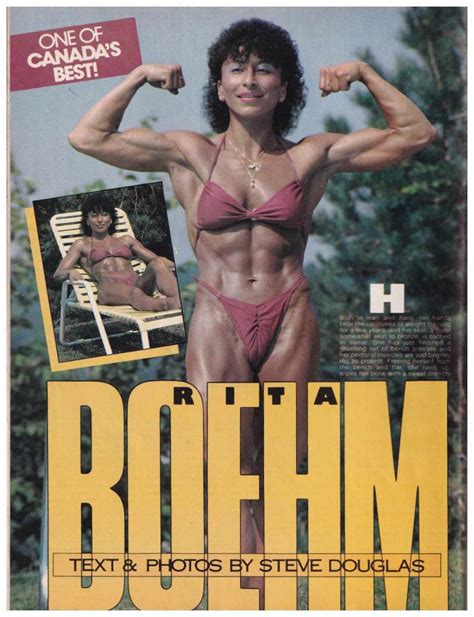 Rita Boehm Vintage Body Building Magazines